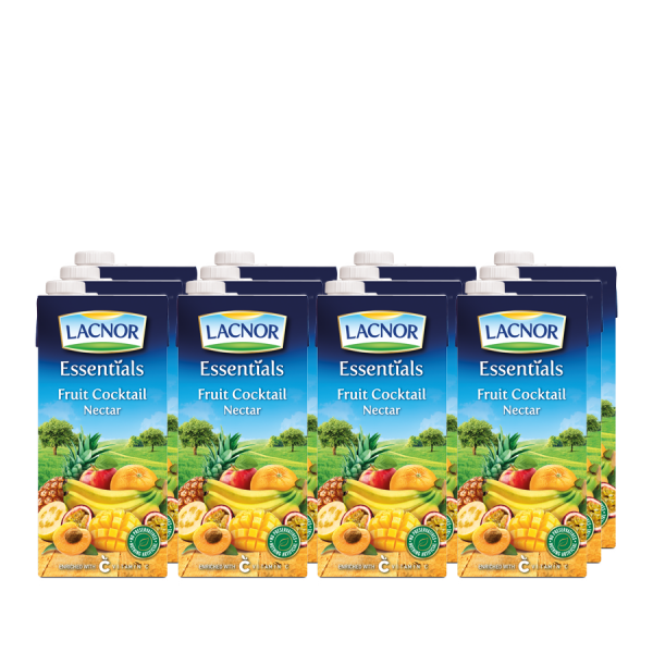 Lacnor Essentials Fruit Cocktail Juice 1L (Carton of 12) – Our Oasis